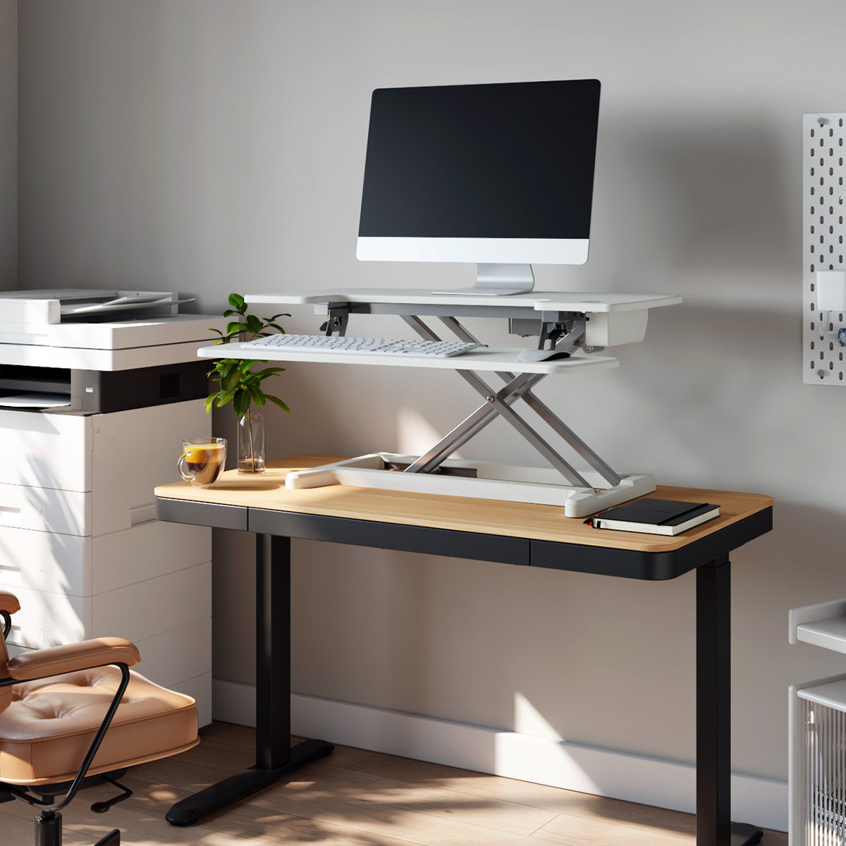 Elevate Electric Standing Desk Converter - Active Working – Standing ...